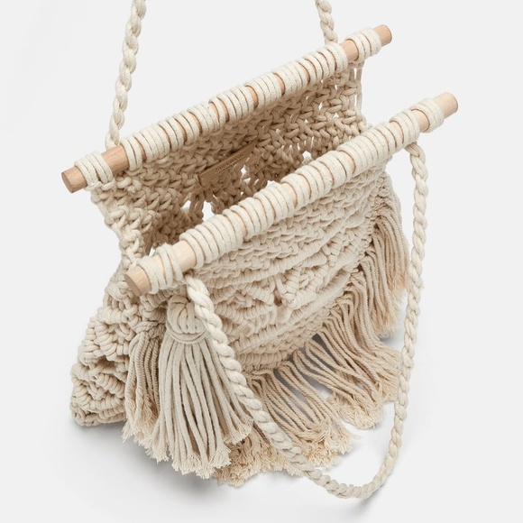 Zara | Bags | Zara Handmade Woven Fabric Shopper Bag | Poshmark